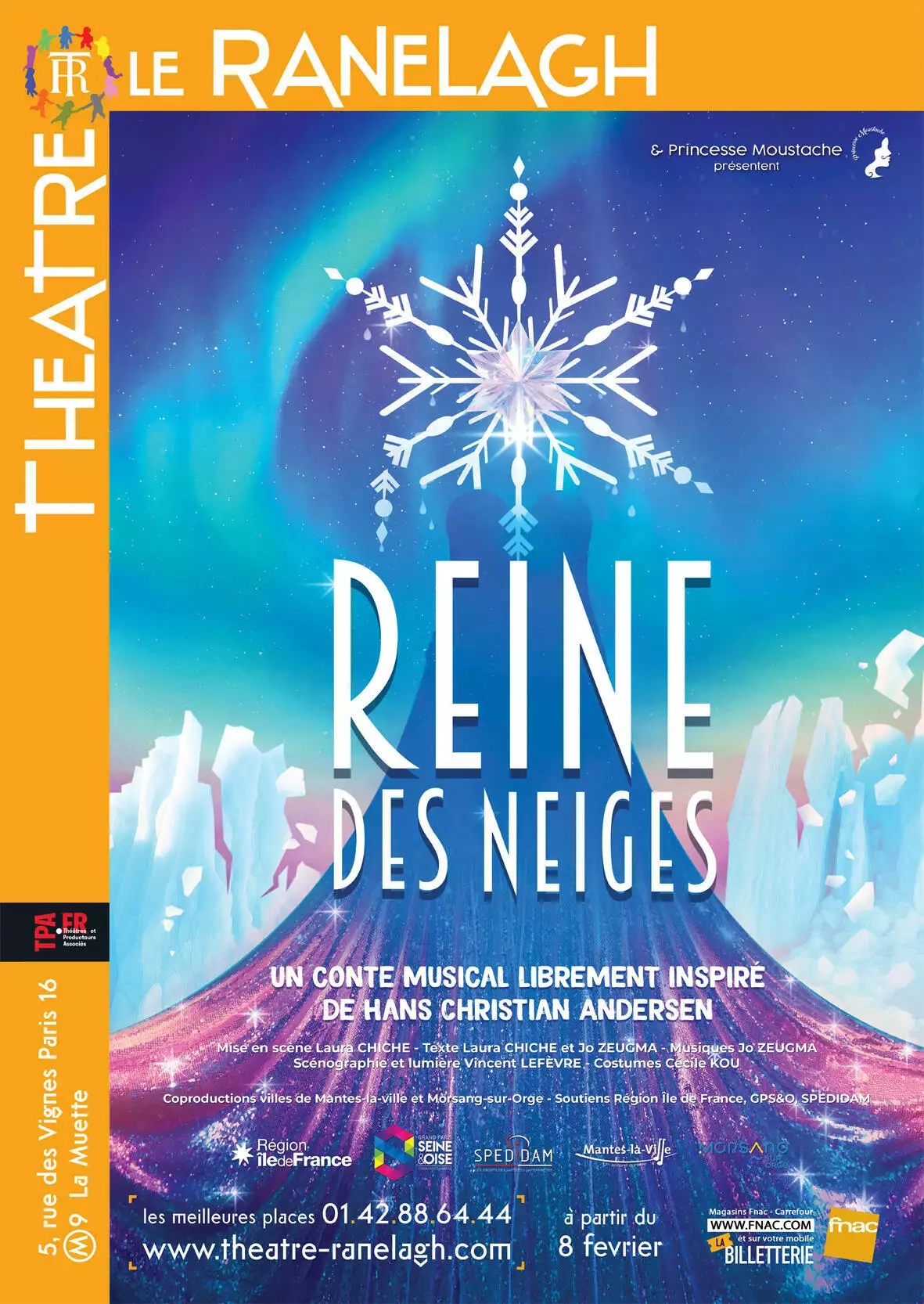 Reine des Neiges - Théâtre Le Ranelagh Paris