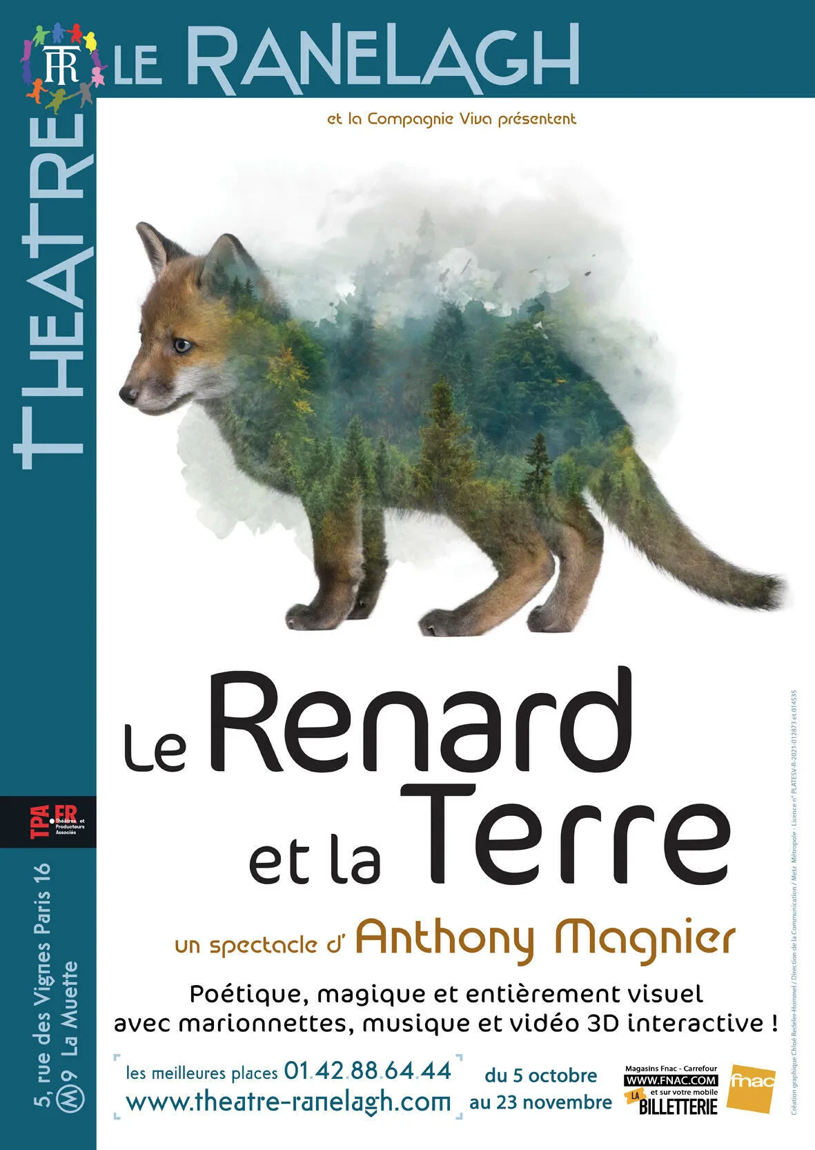Le Renard et la Terre - Théâtre Le Ranelagh Paris